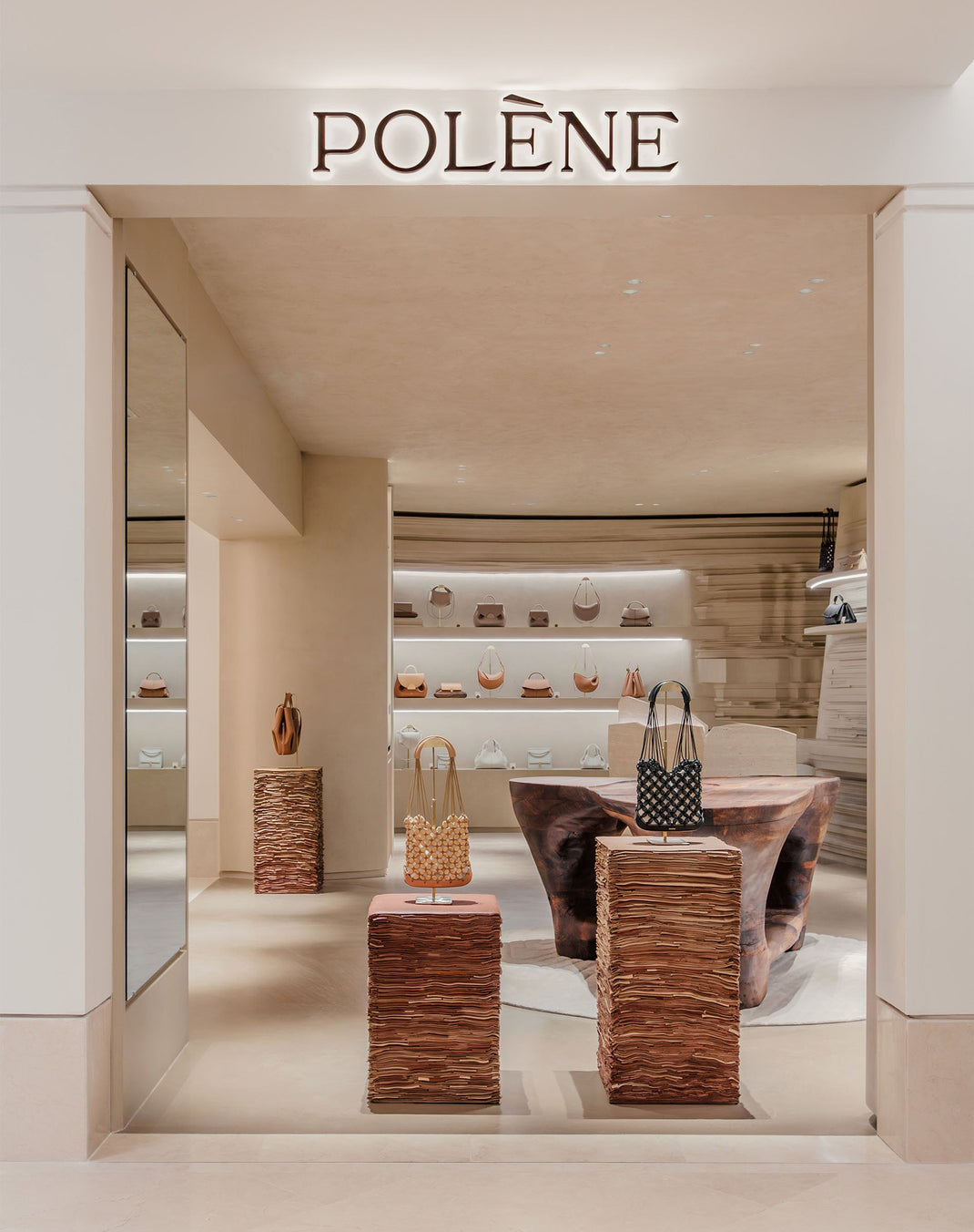Polène | Bag - Cyme - Cognac Canvas