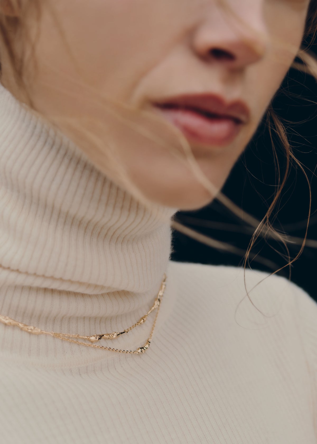 Polène | Chain - Eroz Double - 24 carat gold gilded