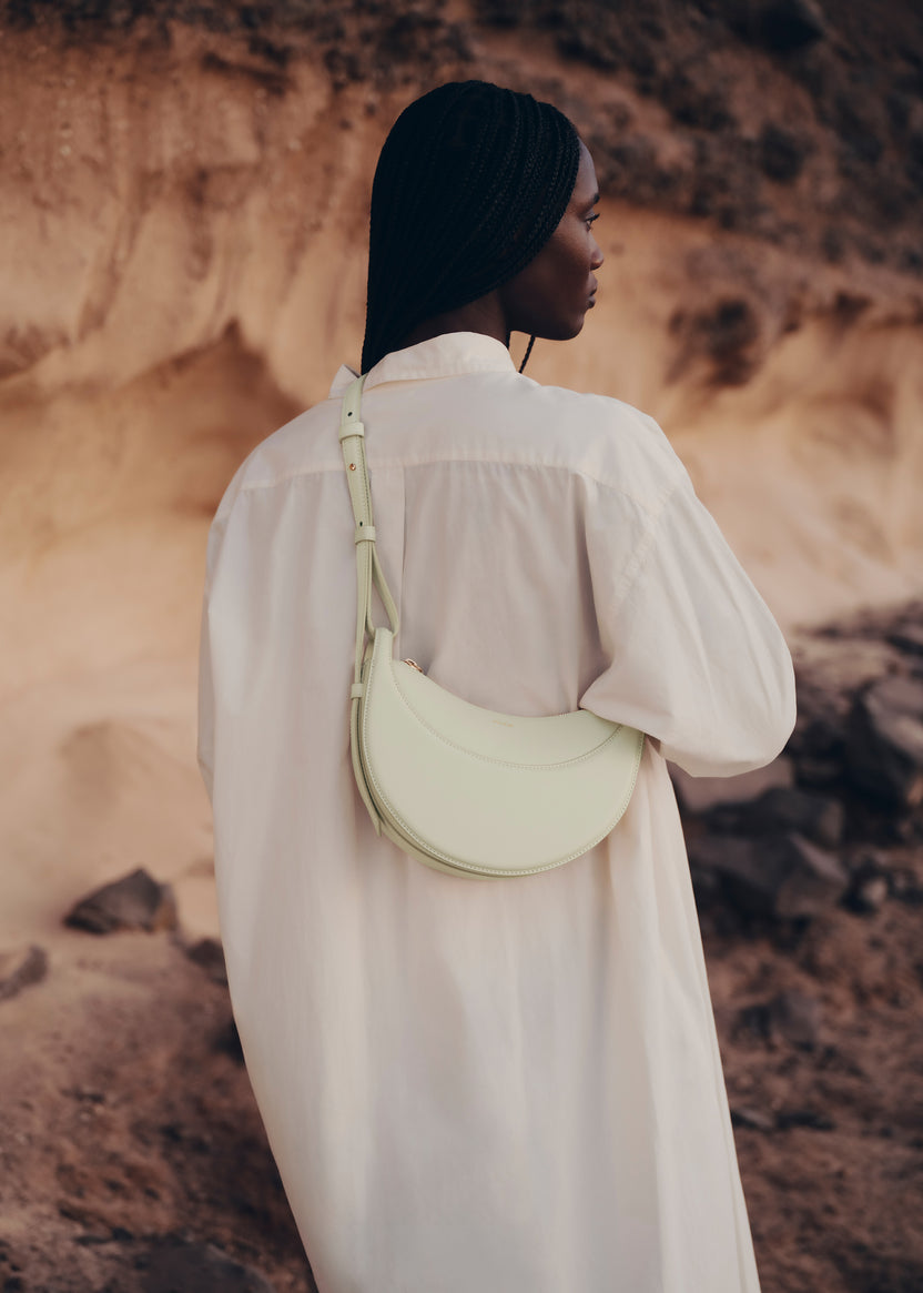 Polène | Bag - Numéro Dix - Smooth Aloe – Polène EU
